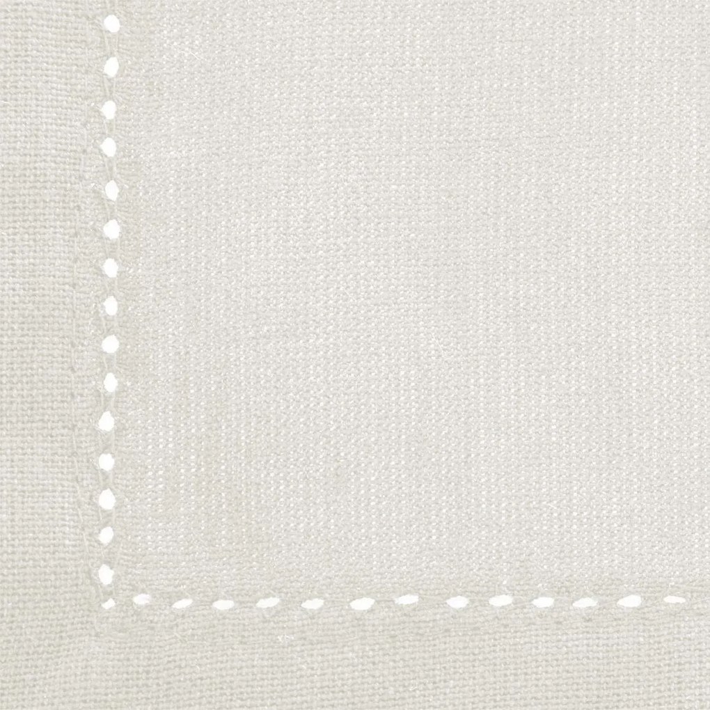 Stolní ubrousky CHAMBRAY, 40 x 40 cm, 4 kusy - bílá