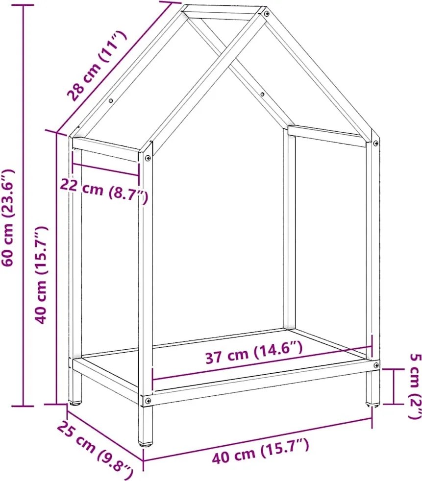 vidaXL Stojan palivové dřevo Ocel válcovaná za studena [864291] Barva: Olivově zelená