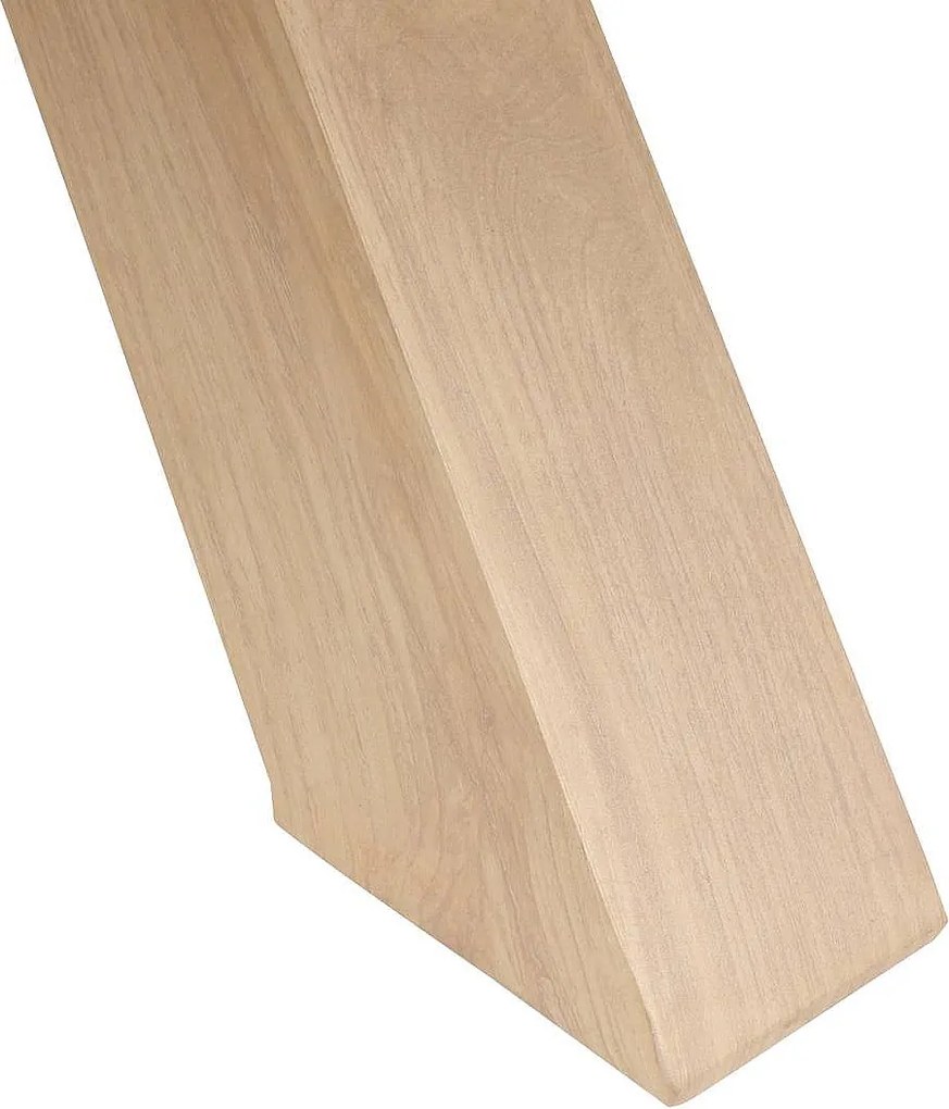 DEOKORK Hliníkový stůl BERGAMO 220/279 cm (efekt dřeva)