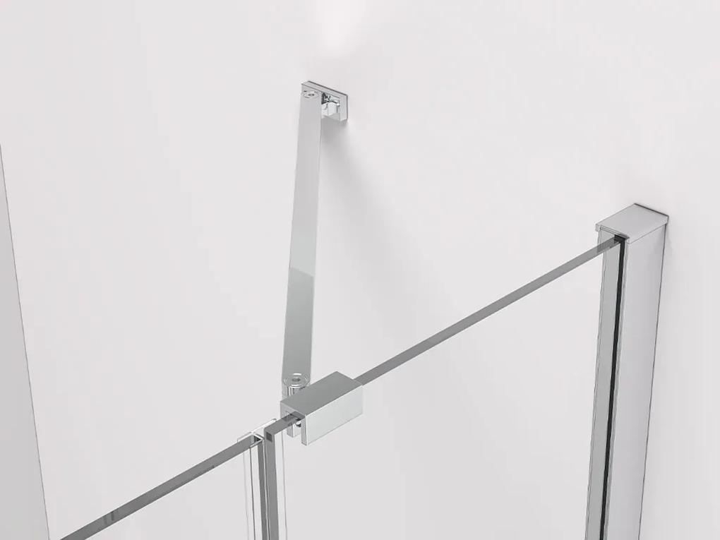 CERANO - Sprchový kout Marino Duo L/P - chrom, transparentní sklo - 100x100 cm - křídlový