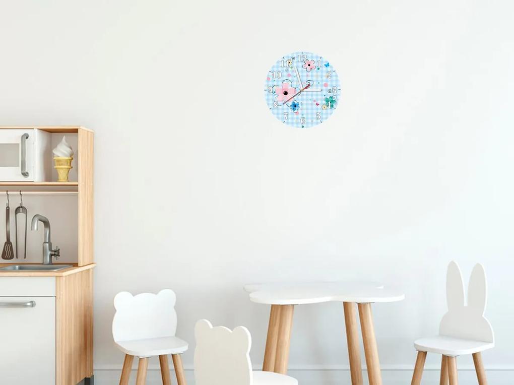 Gario Dětské hodiny Kreslené kytičky Rozměry: 30 x 30 cm