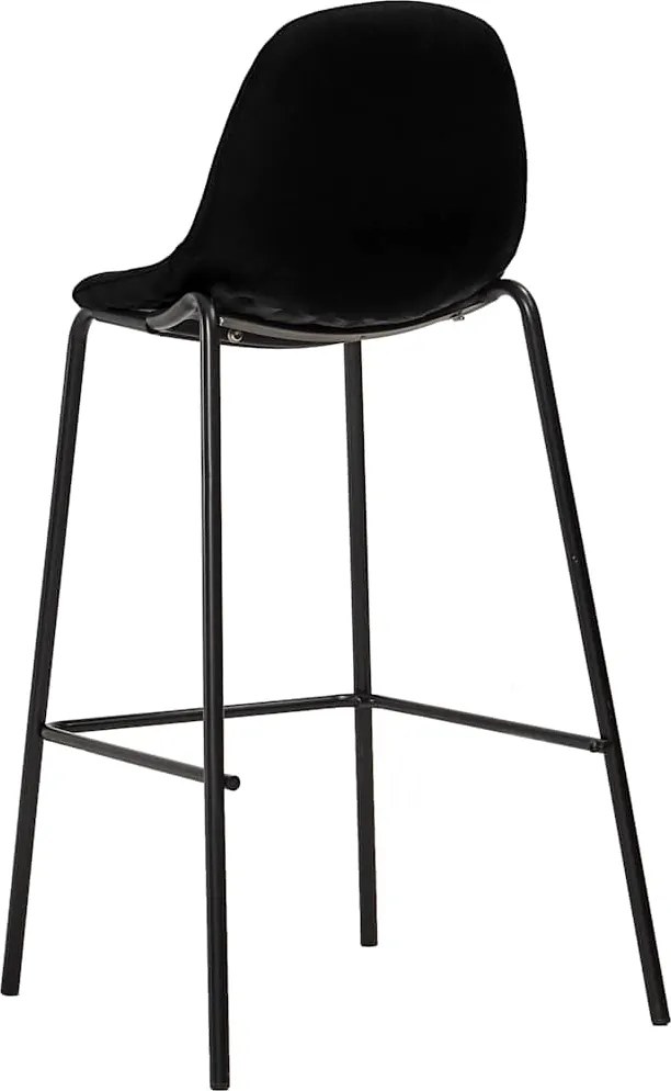 5dílný barový set textil černý 3051138