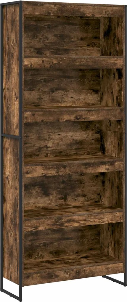 Knihovna 80 x 30 x 189,5 cm Kompozitní dřevo Kouřový dub 3403012