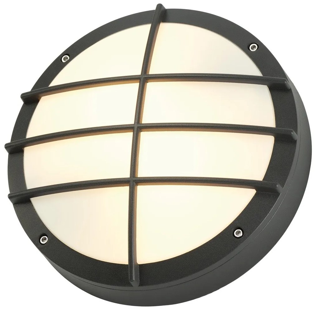 LA 229085 Venkovní svítidlo BULAN mřížka nástěnná antracit 230V E27 2x25W - BIG WHITE