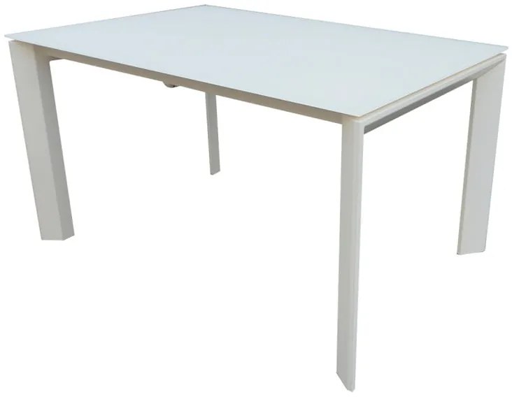 Bílý rozkládací jídelní stůl sømcasa Nicola, 140 x 90 cm