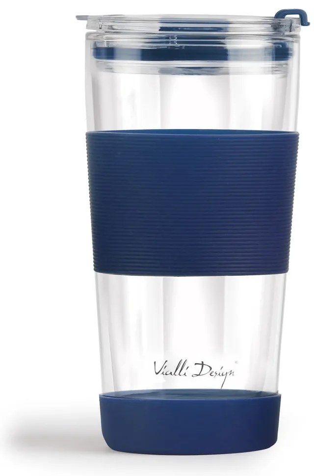 Modrý termo hrnek 600 ml Fuori – Vialli Design
