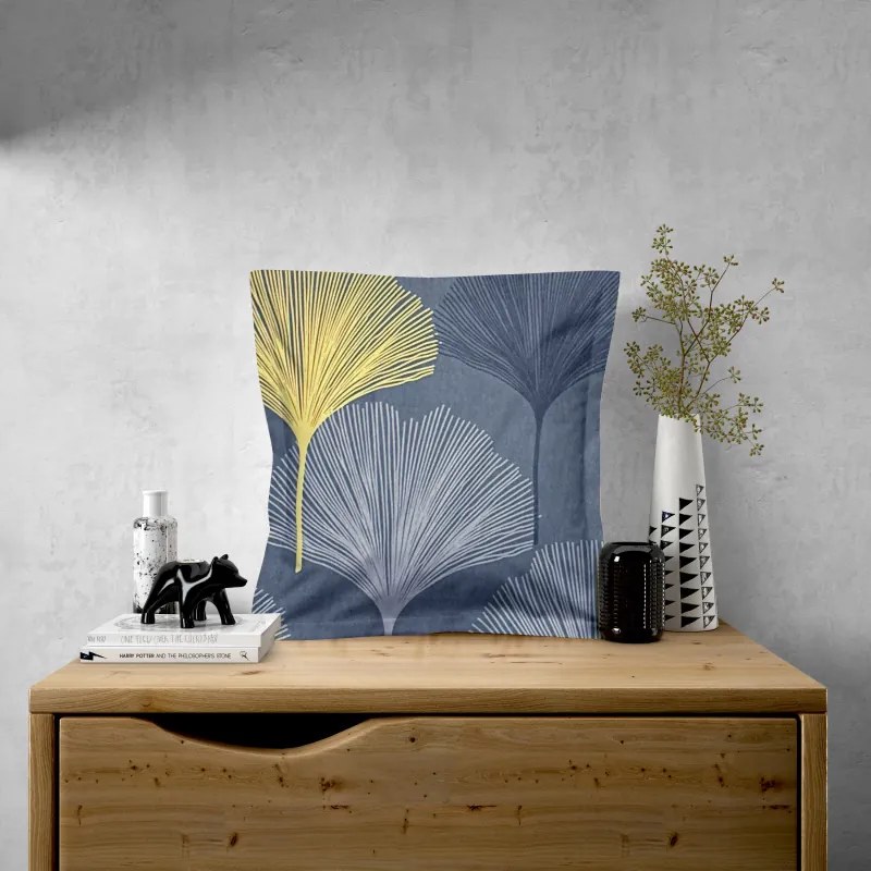 Ervi povlak na polštář bavlněný s lemem - Botanic Luxe