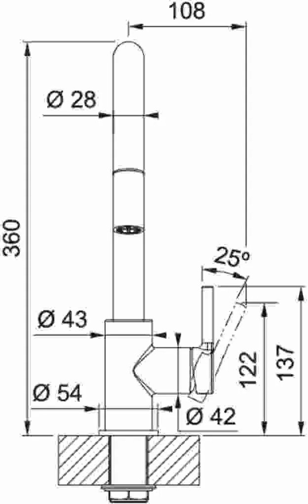 Kuchyňská baterie Franke FS 3229.031 Lina NEW