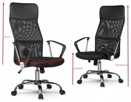 Kancelářská židle Nemo - černá