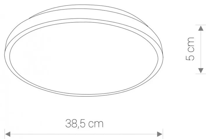 Svítidlo Nowodvorski AGNES ROUND LED 22W WHITE 8186