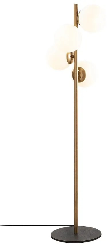Designová stojanová lampa Qunsia 130 cm zlatá