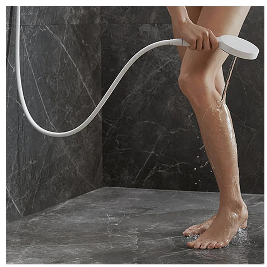 Hansgrohe Rainfinity, ruční sprchová hlavice 130 3-funkční, bílá matná, 26864700