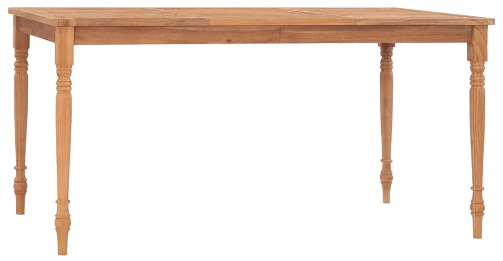 316032 vidaXL Stůl Batavia 150 x 90 x 75 cm masivní teakové dřevo