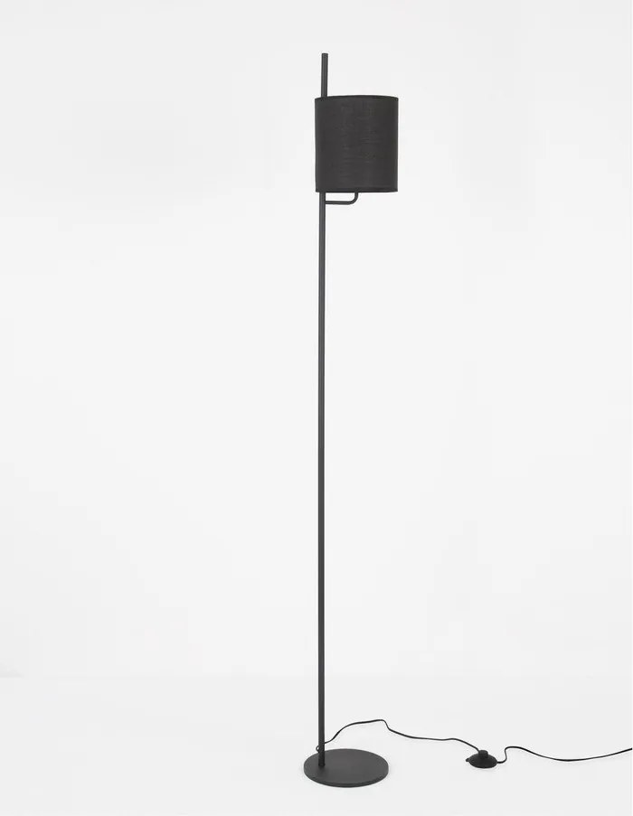 Černá kovová stojací lampa (výška 176 cm) Yama – Nova Luce