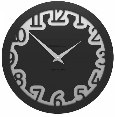 Designové hodiny 10-002 CalleaDesign Labirinto 30cm (více barevných verzí) Barva šedomodrá tmavá-44 - RAL5014