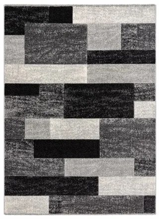 koberec FEEL 5756/16811 Obdélníky šedá velikost 180x270 cm | krásné koberce cz