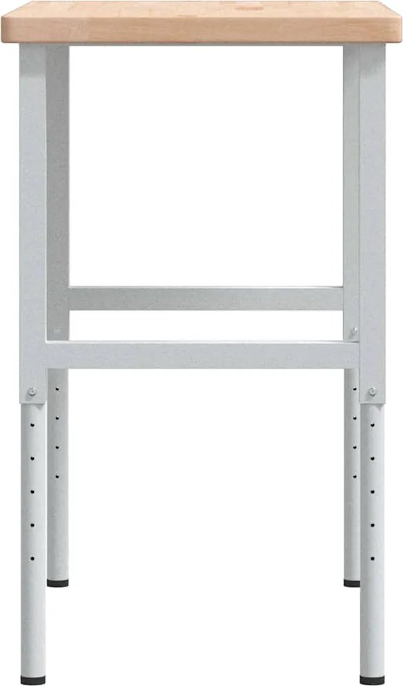 Pracovní stůl 100 x 60 x (73–99,5) cm masivní dub obdélníkový 3309701