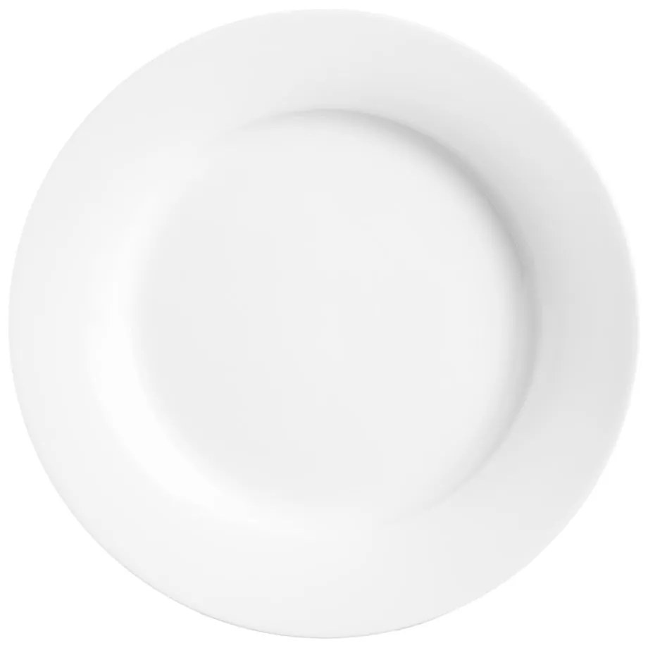 Bílý porcelánový talíř Price & Kensington Simplicity, ⌀ 27 cm