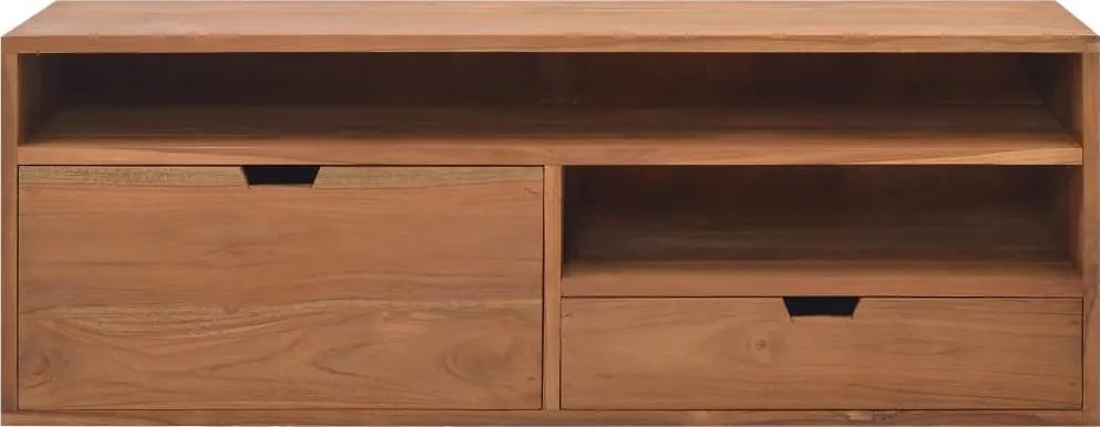 vidaXL TV stolek 110 x 30 x 40 cm masivní teakové dřevo [326119]