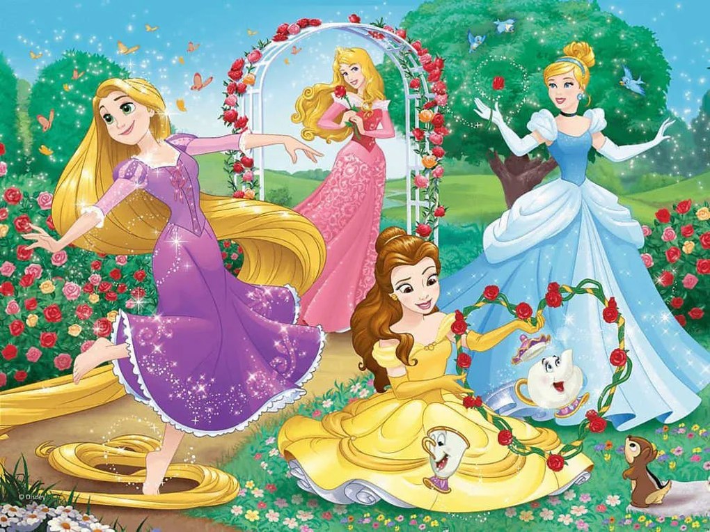 TREFL PUZZLE Disney Princezny skládačka 27x20cm 30 dílků tr118267