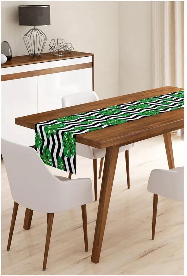 Běhoun na stůl z mikrovlákna Minimalist Cushion Covers Jungle Stripes, 45 x 145 cm