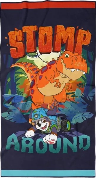 Carbotex osuška Tlapková Patrola Ve Světě Dinosaurů 70x140 cm