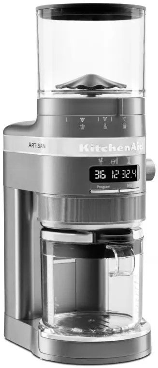 KitchenAid kávomlýnek s mlecími kameny ARTISAN 5KCG8433EMS stříbřitě šedá