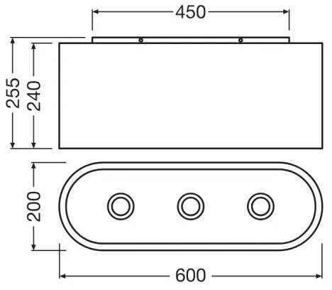 Ledvance - Stropní svítidlo DECOR CARDBOARD 3xE27/15W/230V