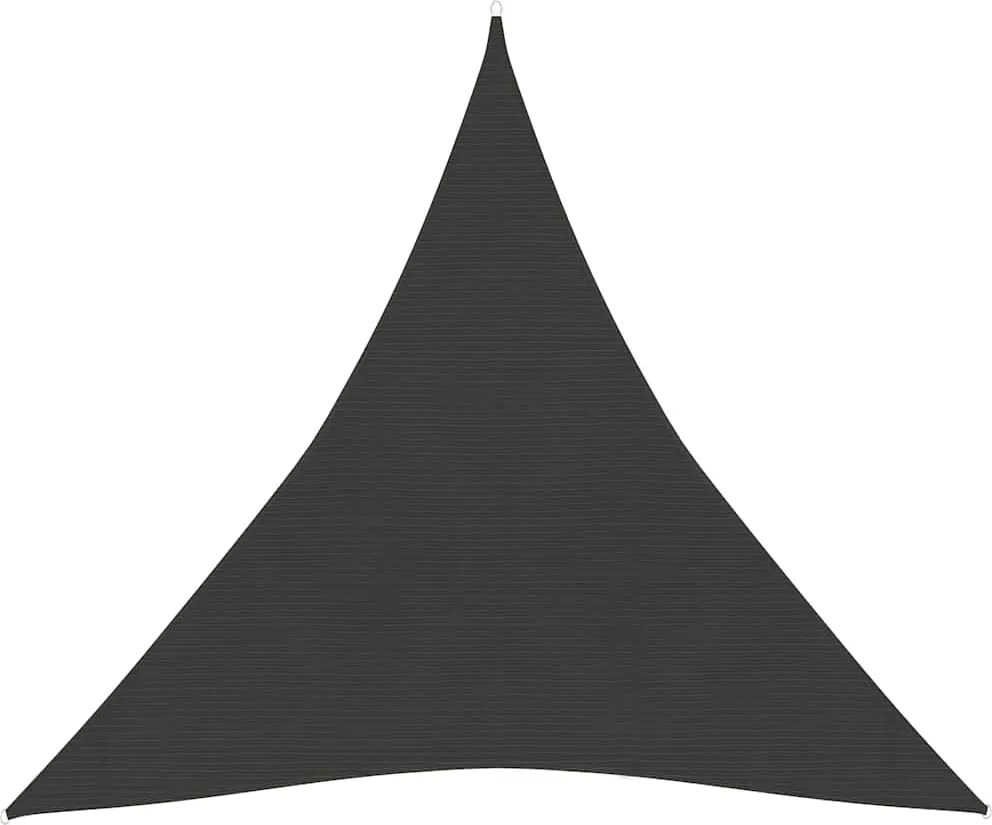 Stínící plachta 160 g/m² antracitová 3 x 3 x 3 m HDPE 311087