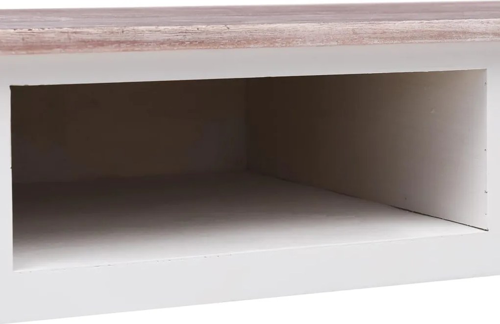 Psací stůl hnědý 110 x 45 x 76 cm dřevo 284154