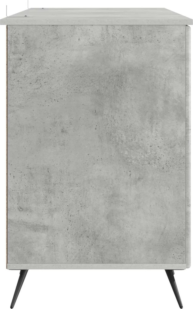 Stůl Betonově šedá 142,5 x 50 x 75 cm Kompozitní dřevo 3414633