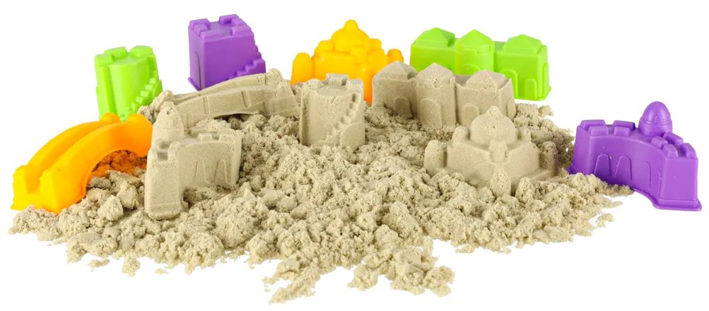 Creative Corner Dětský písek 750g formičky na domečky kreativní sada