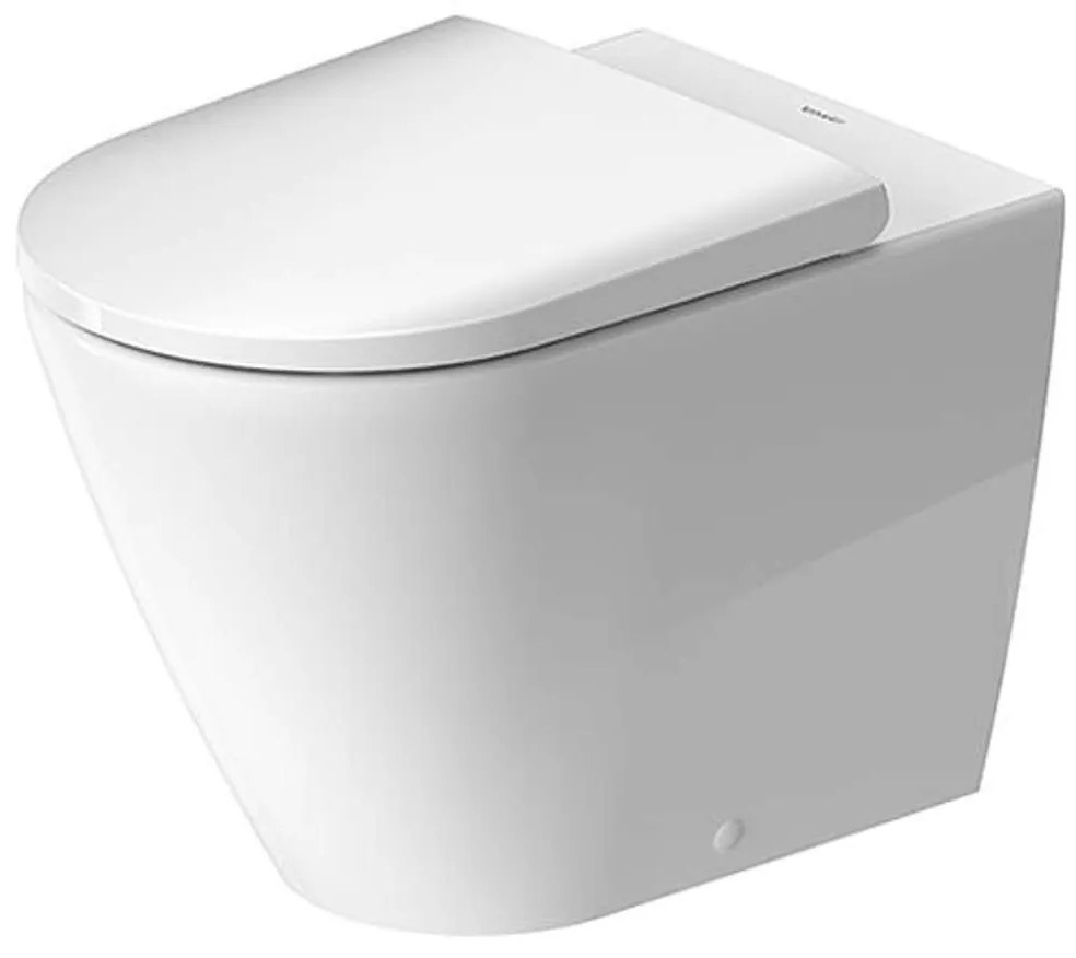 Duravit D-Neo - Stojící WC, zadní odpad, Rimless, bílá 2003090000