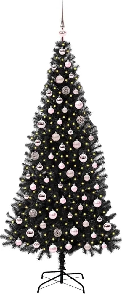 Vánoční stromeček Černá 210 cm PVC 3396489