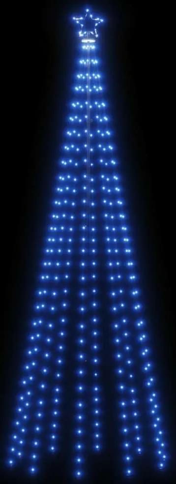 vidaXL Vánoční stromek kužel 310 ch LED diod 100 x 300 cm [343492] Barva: Modrá