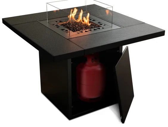 Planika Square Table GAS - Venkovní plynový krb 79,7x90 cm 10kW