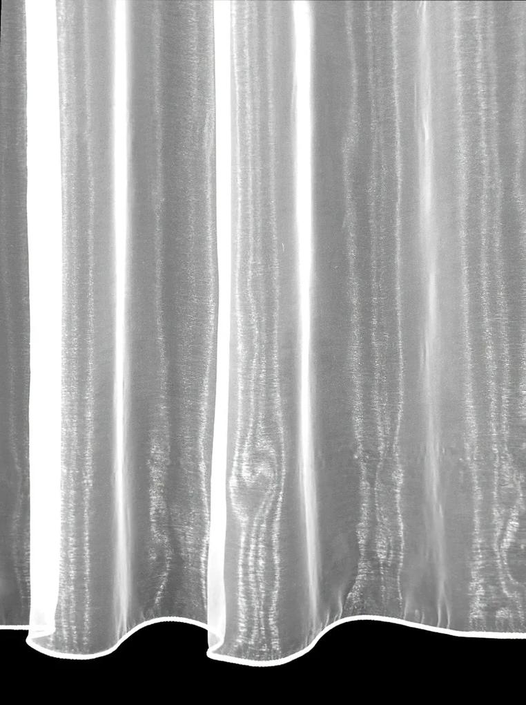 Mantis organzová záclona UNI 504/601 s olůvkem, bílá, výška 110cm ( v metráži)