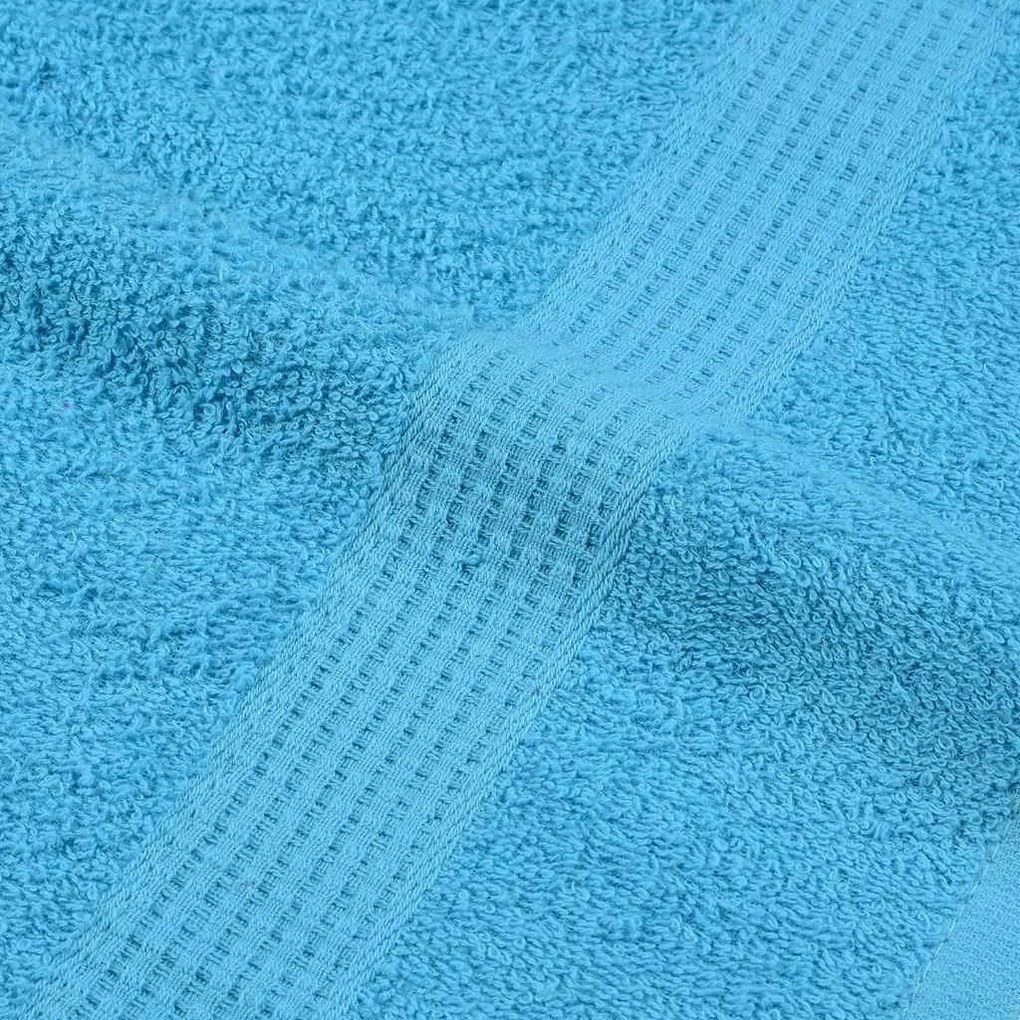 Ručníky pro hosty FROGN 10 ks tyrkysové 30x50 cm 360 g/m² 136973