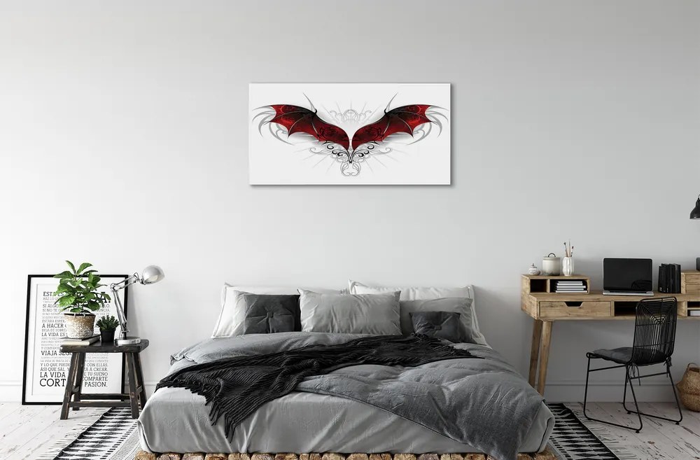 Obrazy na plátně drakem křídla 140x70 cm