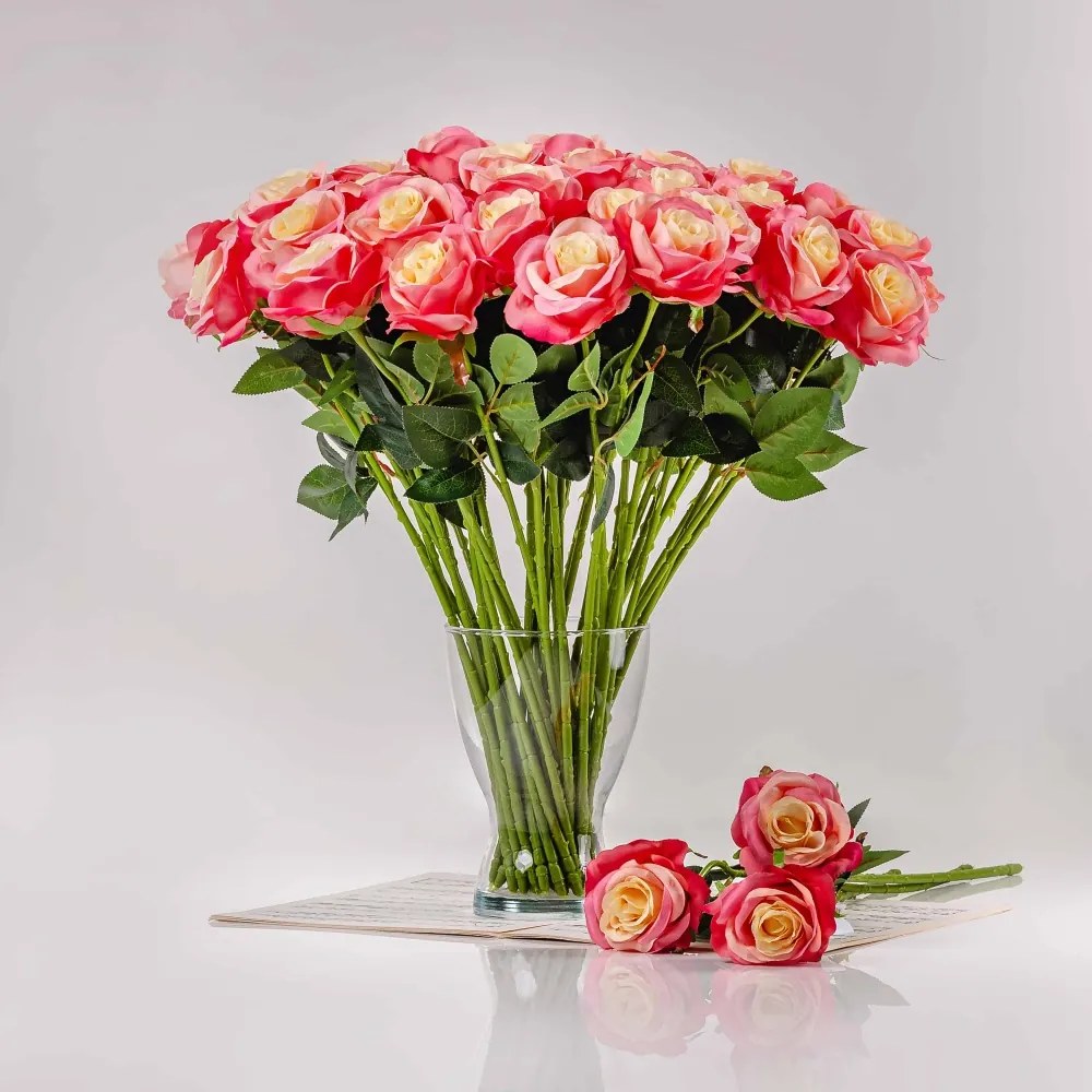 Luxusní, hedvábná růže vyjímečné kvality SIMONA