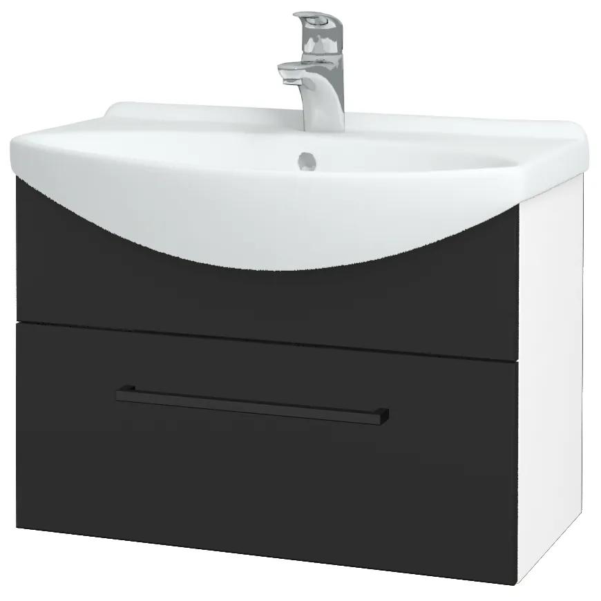 Dřevojas Koupelnová skříň TAKE IT SZZ 65 Varianta: N01 Bílá lesk / Úchytka T01 / D03 Cafe