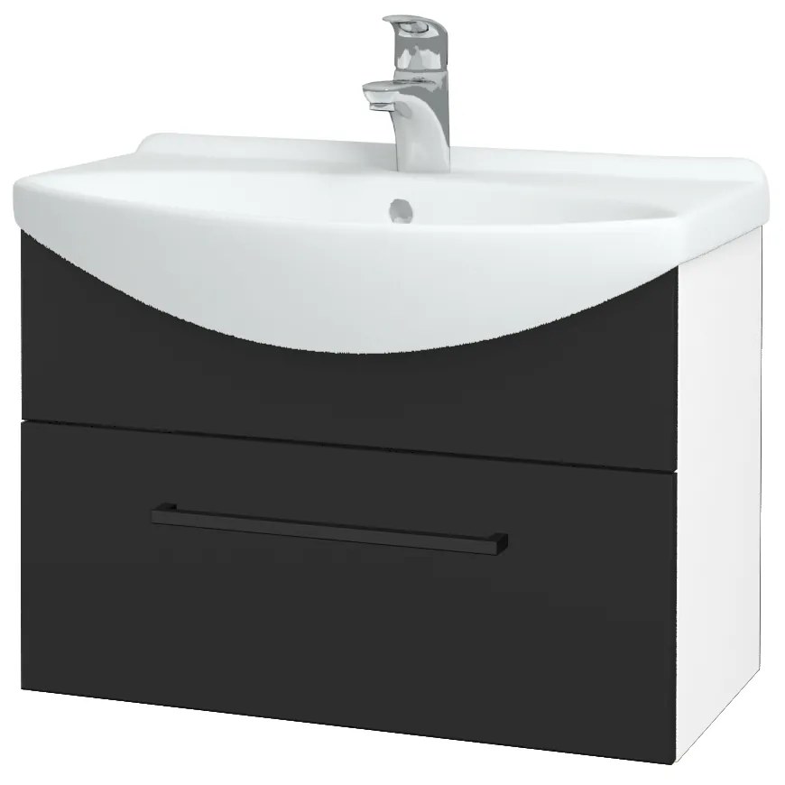 Dřevojas Koupelnová skříň TAKE IT SZZ 65 Varianta: N01 Bílá lesk / Úchytka T07 / D17 Colorado