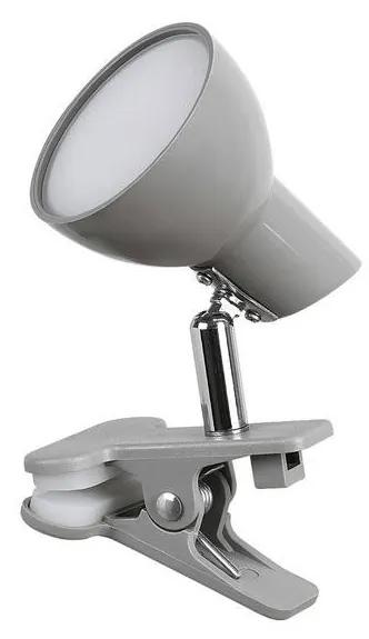 Rabalux | Rabalux 1480 - LED Lampa s klipem NOAH LED/5W/230V šedá | RL1480