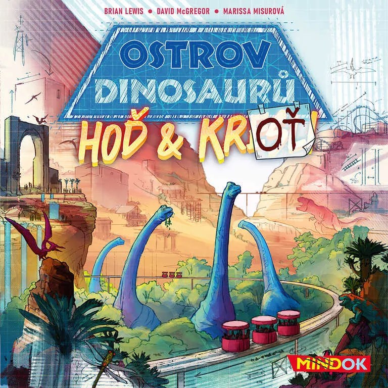 MINDOK HRA Ostrov dinosaurů: Hoď a kroť *SPOLEČENSKÉ HRY* mn488