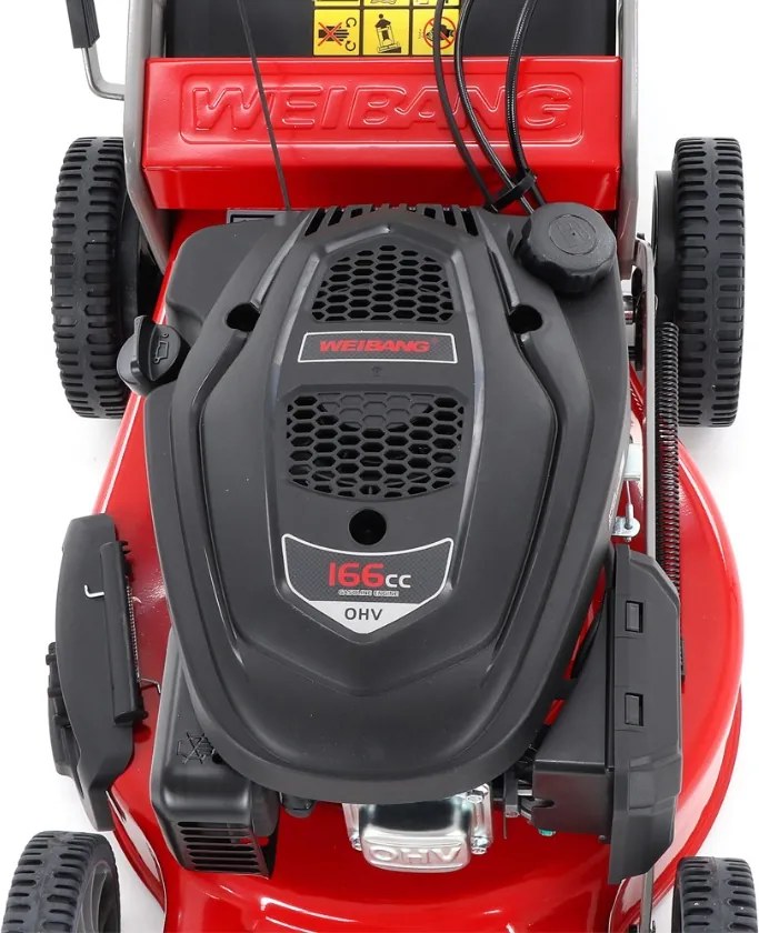 Weibang WB 456 SC 6in1 – Benzínová sekačka s pojezdem 46 cm, OHV 166 ccm – Servis ČR