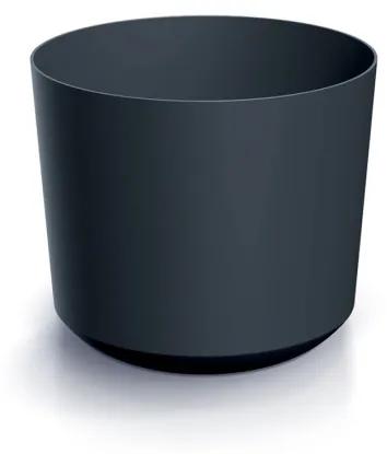 PROSPERPLAST Květináč - TUBO Průměr: 12,8 cm, Barva: světle šedá