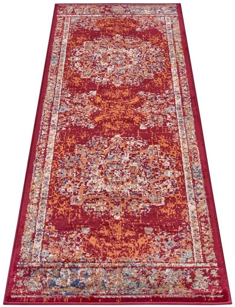 Hanse Home Collection koberce Kusový koberec Luxor 105638 Maderno Red Multicolor - 80x240 cm