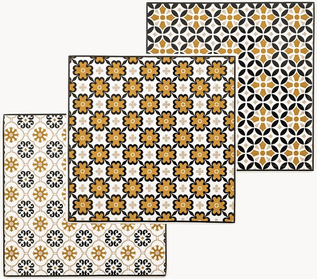 Sada podtácků z kostního porcelánu Beeswax, 6 dílů