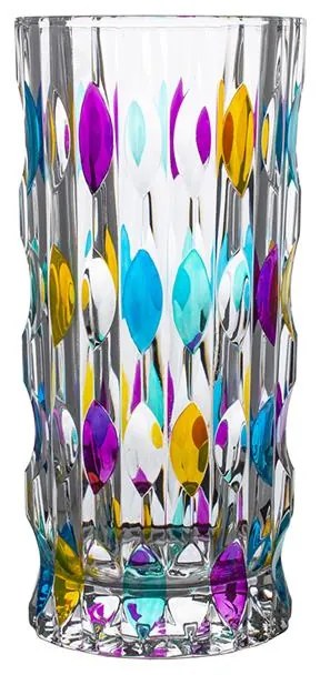 KŘISTÁLOVÁ VÁZA BOHEMIA PRESTIGE JOKER COLOUR 280MM