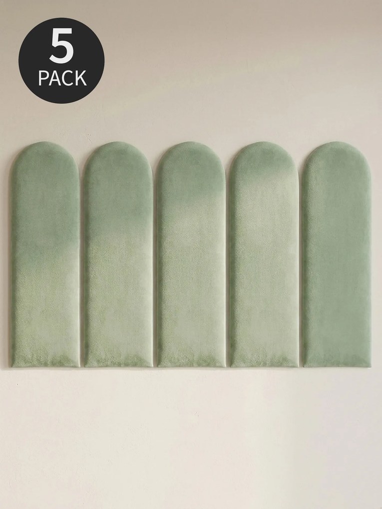 Sinsay - Čalouněné stěnové panely 5 pack - zelená